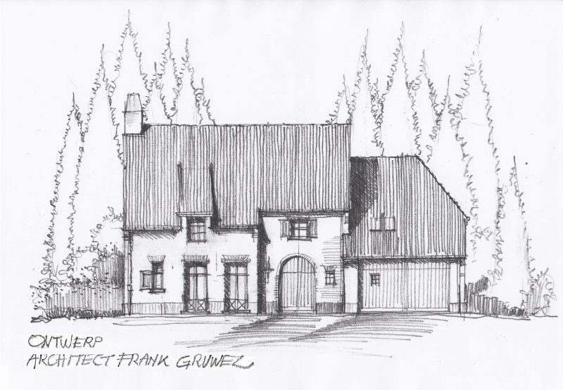 3D + schetsen | Architectenbureau Frank Gruwez bvba